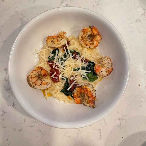 Easy Instapot Risotto | lauramaemartin.com